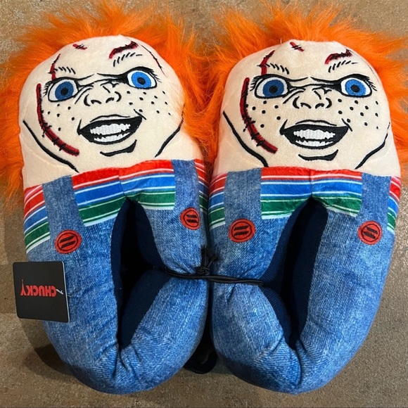 Other | Chucky Plush Slippers Brand New Adult Size Smallmedium | Poshmark